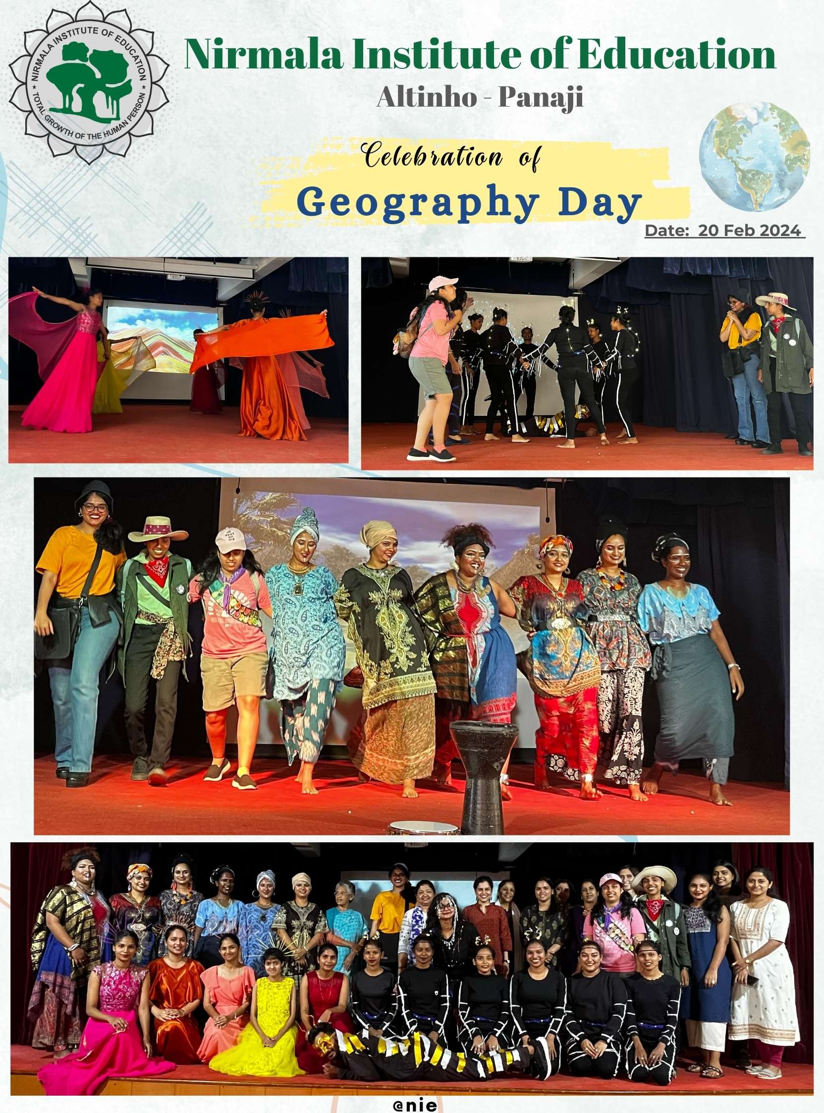 Geography Day Celebration | Nirmala Institute of Education